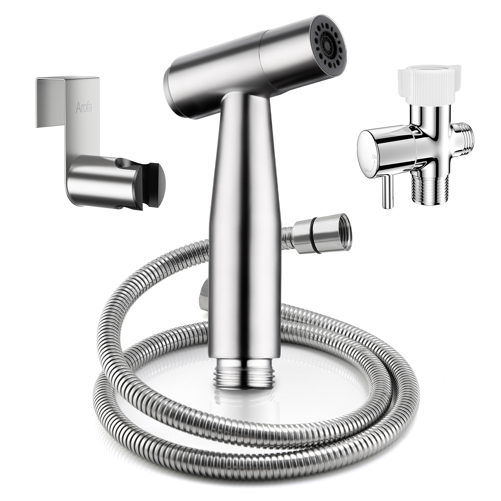 Arofa Hands-Free Handheld Bidet Sprayer for Toilet, Jet Spray ...